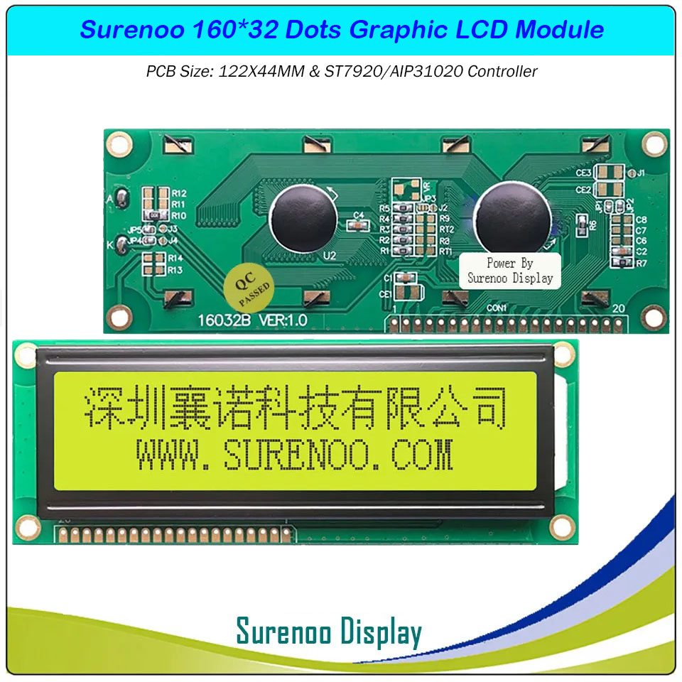 Surenoo Graphic LCD Module >> XXX32 Display Series