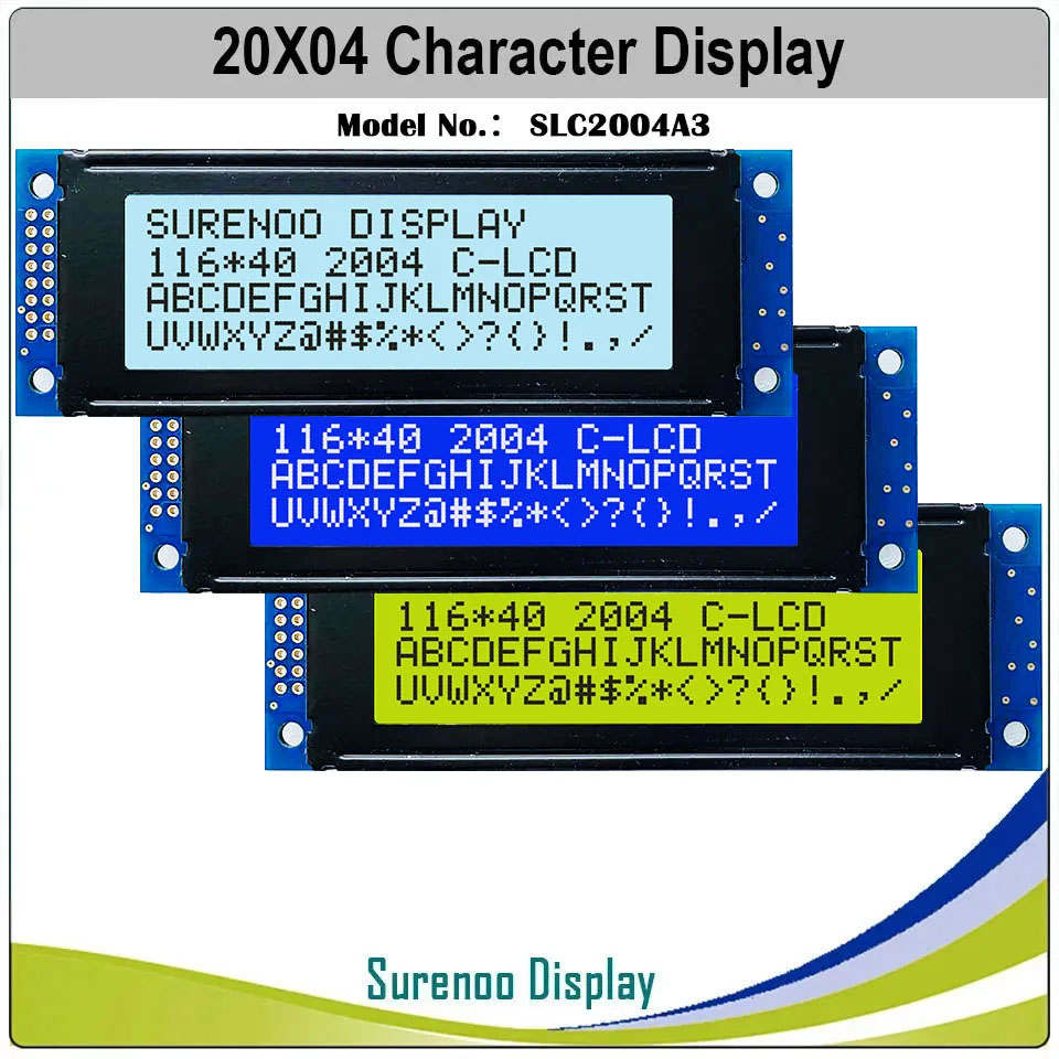 Surenoo 2004 Character LCD Module Display Panel Screen