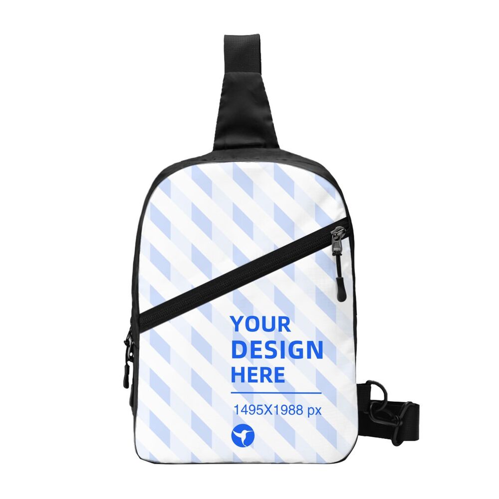 Folding sports crossbody chest bag